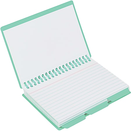 C Line Tropic Tones Spiral Index Card Notebook With Index Tabs 3 x 5 ...