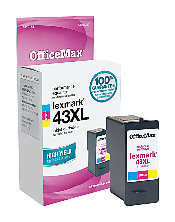 OfficeMax Brand OM03343 Lexmark 41 or 43XL 18Y014118Y0143 ...