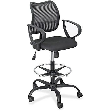Safco Vue Mesh Extended Height Chair Black - Office Depot