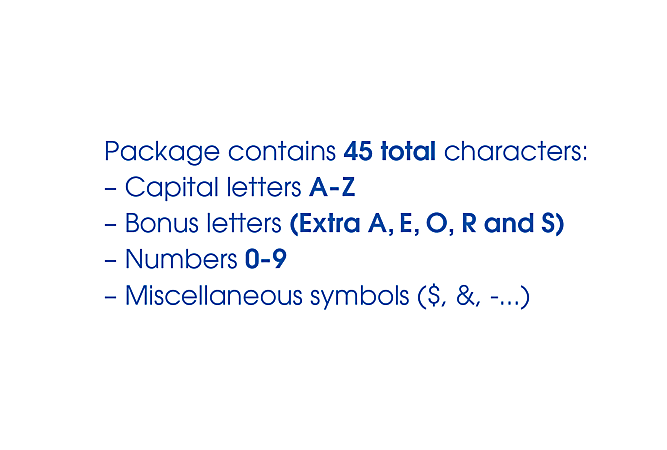 Creative Start Stencil Kit Reusable Paper Letters Numbers and Symbols ...