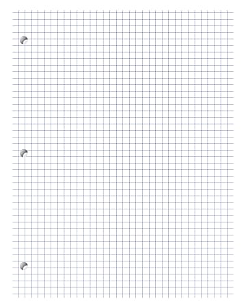 Office Depot Brand Quadrille Ruled Notebook Filler Paper 8 12 x 10 12 ...