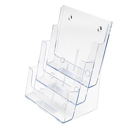 Office Depot Brand 3 Tier Magazine Holder 12 1116 H x 9 12 W x 6 14 D ...