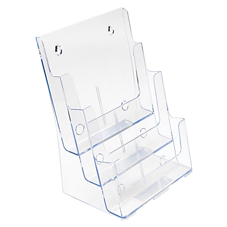 Office Depot Brand 3 Tier Magazine Holder 12 1116 H x 9 12 W x 6 14 D ...