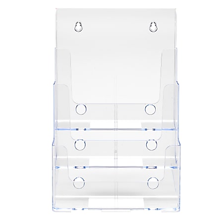 Office Depot Brand 3 Tier Magazine Holder 12 1116 H x 9 12 W x 6 14 D ...