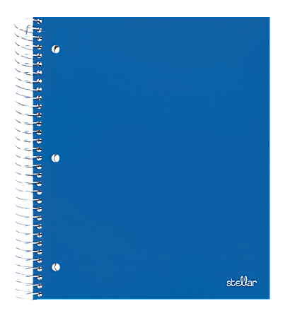 Office Depot Brand Stellar Poly Notebook 10 12 x 8 5 Subject Wide Ruled ...