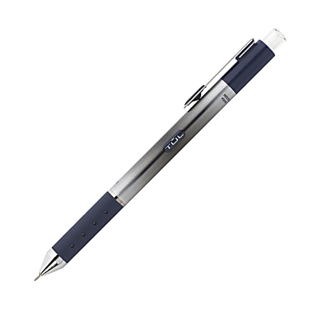 TUL GL Series Retractable Gel Pens Needle Point 0.5 mm Silver Barrel ...