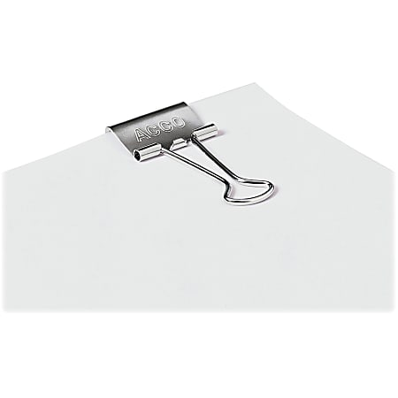 ACCO Presentation Binder Clips Silver Pack Of 30 - Office Depot