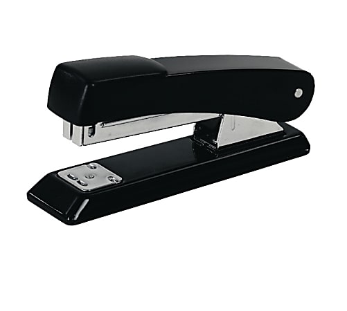 OfficeMax Compact Half Strip Stapler Black - Office Depot