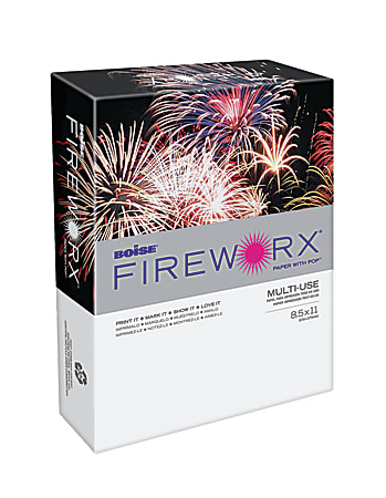 Boise FIREWORX Color Multi Use Printer Copier Paper Letter Size 8 12 x ...