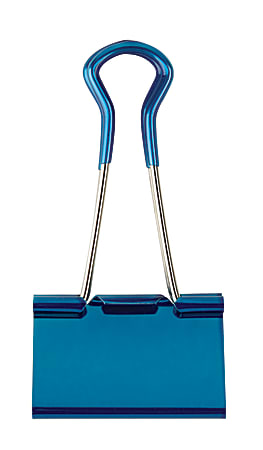 OfficeMax Grip Binder Clips Large 1 Capacity Assorted Colors Pack Of 6 ...