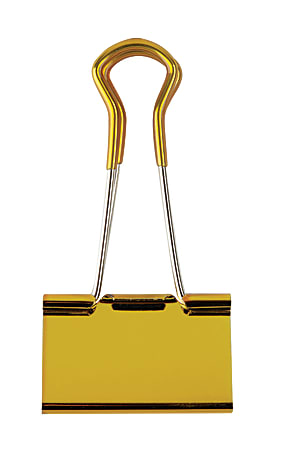 OfficeMax Grip Binder Clips Large 1 Capacity Assorted Colors Pack Of 6 ...