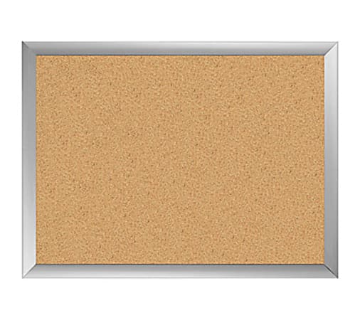 OfficeMax 5 x 3 Aluminum Frame Cork Boards - Office Depot