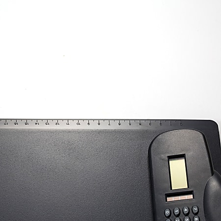 OIC Calculator Clipboard with Built in Ruler 9 x 13 34 Plastic Black 1 ...