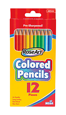 Rose Art Colored Pencils 12ct - Office Depot