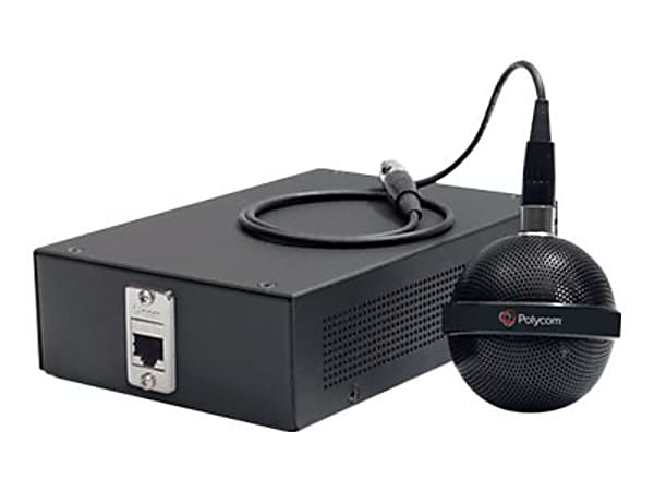 Poly Hdx Ceiling Microphone Primary Microphone Black For Soundstructure 
