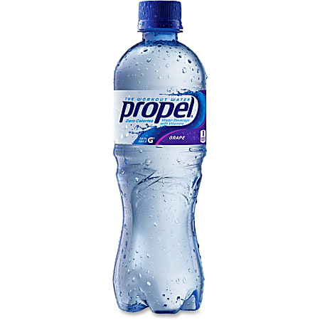 Propel Electrolyte Water Beverage with Grape Flavor 16.9 Oz Case Of 24 ...