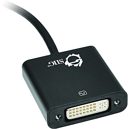 SIIG DisplayPort to DVI Adapter Converter DisplayPortDVI Video Cable ...