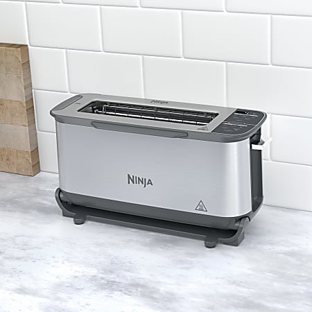 Ninja ST101 Foodi 2-in-1 Flip Toaster And Compact Toaster Oven ...