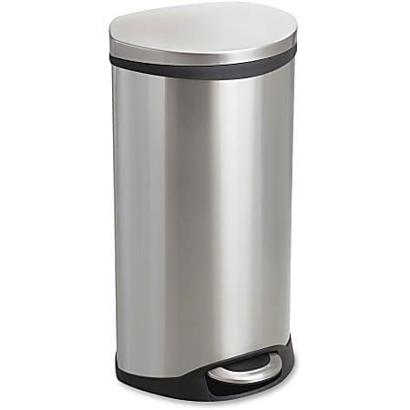 Safco Stainless Steel Step On Medical Waste Receptacle 7.5 Gallons 26 ...