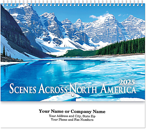 Scenes Across America Spiral Wall - Office Depot
