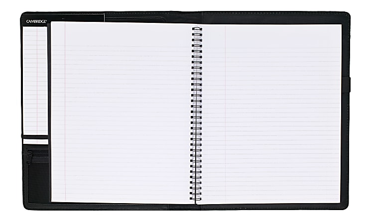 Cambridge Notetaker Refillable Notebook 8 12 x 11 College Ruled 80 ...