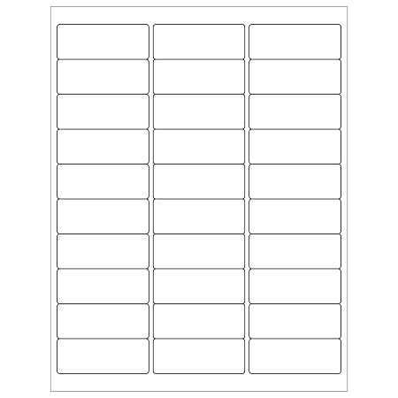 Office Depot LL251WR Weather Resist Labels - Office Depot