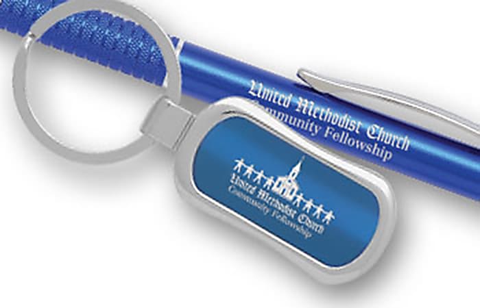 Somerset Curve Key Ring - Office Depot