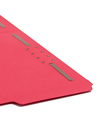 Smead Color Reinforced Tab Fastener Folders Letter Size Assorted Colors ...