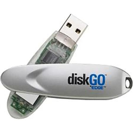 EDGE Tech 8GB DiskGO Secure USB 2.0 Flash Drive - Office Depot