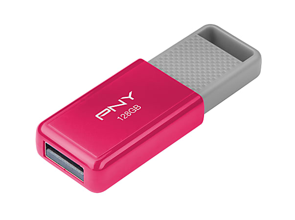 PNY USB 2.0 Flash Drive 128GB Assorted Colors - Office Depot