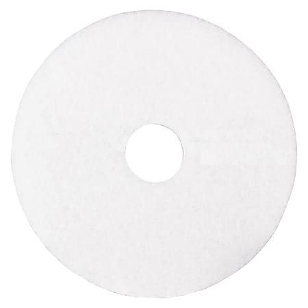 3M 4100 Super Polishing Floor Pads 18 Diameter White Pack Of 5 Pads ...