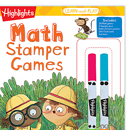 Highlights Learn And Play Math Stamper Games Pre K 2 - Office Depot