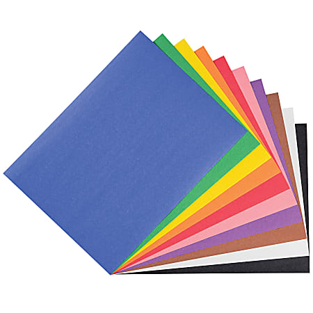 Prang Construction Paper Medium Weight 9 x 12 10 Assorted Colors 300 ...