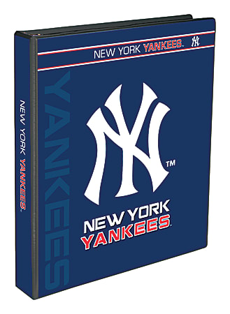 Markings by C.R. Gibson Round Ring Binder 1 Rings New York Yankees ...