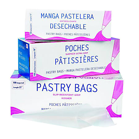 Disposable Plastic Piping Bags 21 Case Of 100 - Office Depot