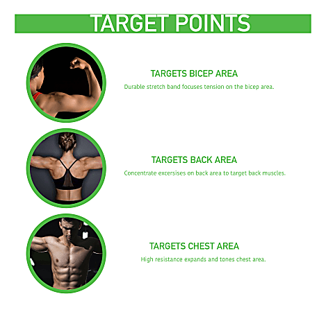 Mind Reader Y Shape Chest Expander Resistance Band 1 H x 24 14 W x 4 D ...