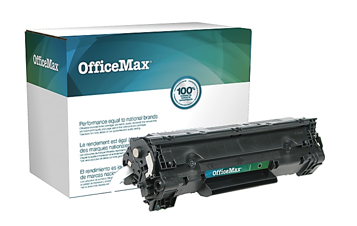 OfficeMax Black Ultra High Yield Toner Cartridge Compatible with HP 85A ...