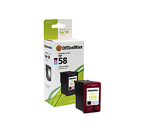 OfficeMax Brand OM98833 HP 58 C6658AN Remanufactured Photo Inkjet ...
