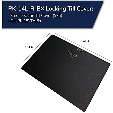 apg Cash Drawer Till Cover 11 15 H x 15 710 W x 12 D PK14LRBX - Office ...