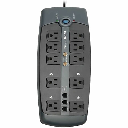 Eaton Tripp Lite Series Protect It 10 Outlet Surge Protector 8 ft. Cord ...
