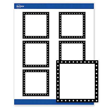 Avery Print To The Edge Labels Sure Feed S00 DKR PRWMP10 3 x 3 Matte ...