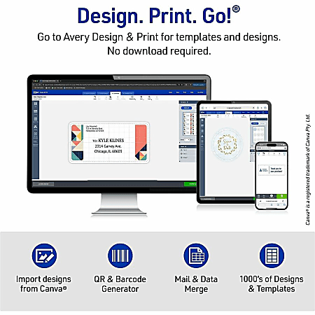 Avery Removable LaserInkjet Organization Labels AVE6482 3 13 x 4 ...