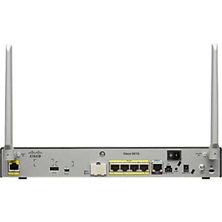 Cisco 881G Wireless Integrated Services Router 3G 2 x Antenna 4 x ...