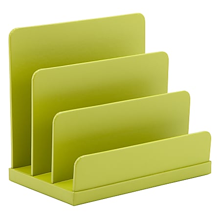 See Jane Work Letter Sorter Green - Office Depot