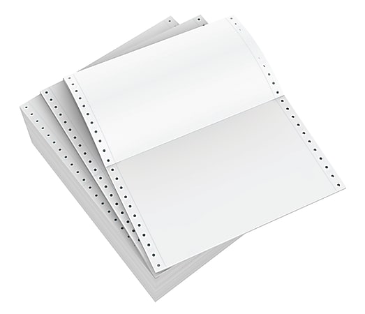 Domtar Continuous Form Paper Standard Perforation 5 12 x 9 12 20 Lb ...
