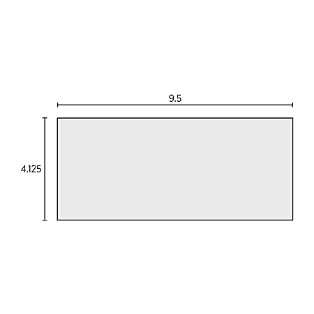 Gummed Seal Stationery Envelopes 4 18 x 9 12 1 Color Raised Print ...