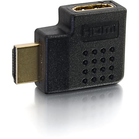 C2G Right Angled HDMI Adapter Right Exit 1 x HDMI Female Digital ...