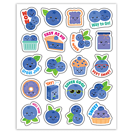 Teacher Created Resources Smelly Stickers Blueberry 120 Per Pack Set Of ...