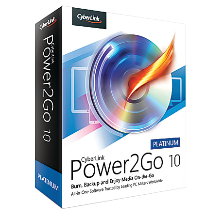 CyberLink Power2Go 10 Platinum Traditional Disc - Office Depot