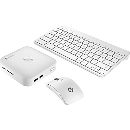 HP Chromebox Desktop Computer With Intel Celeron 2995U Processor Snow ...